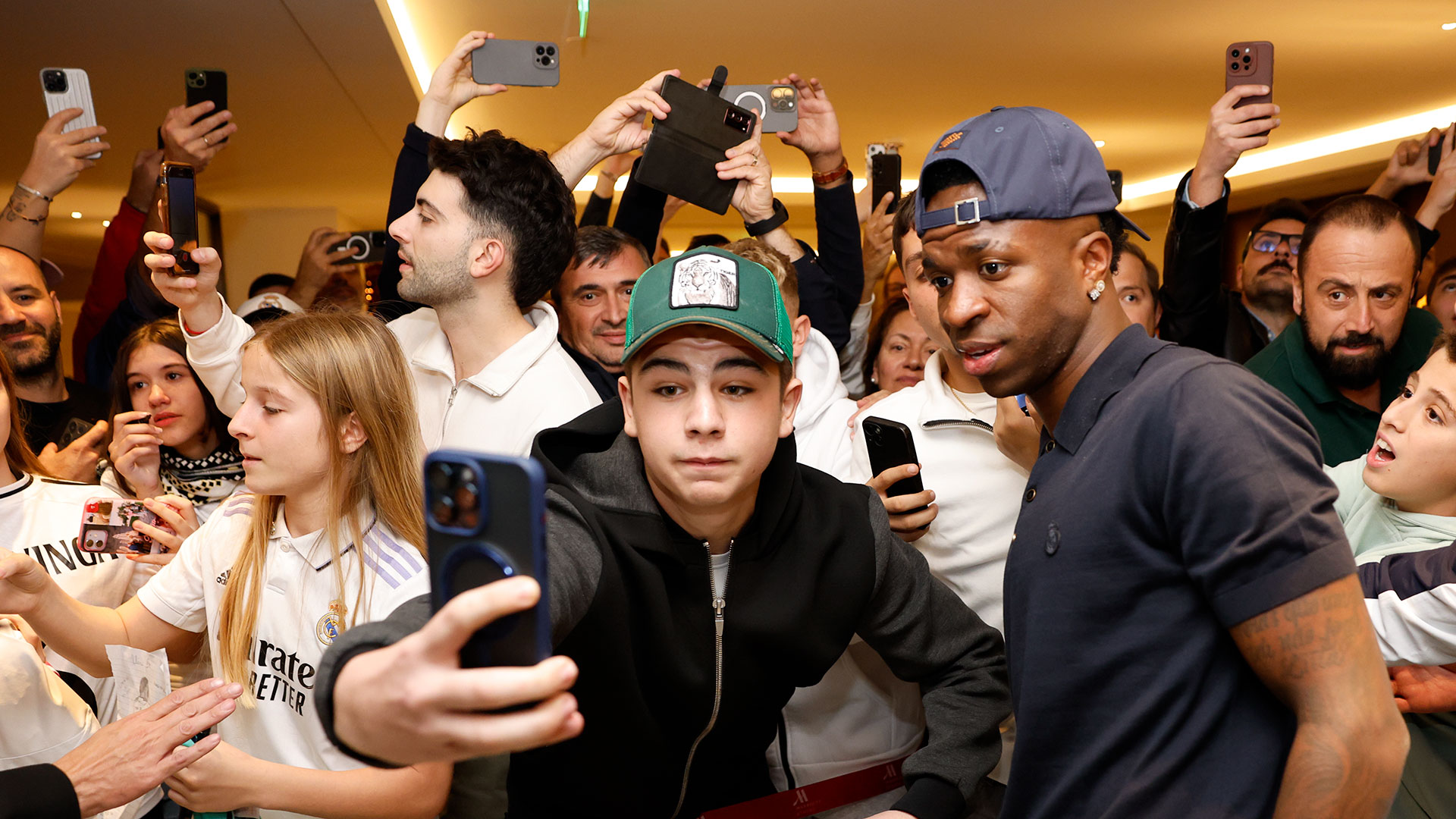Real Madrid arrive in Athens