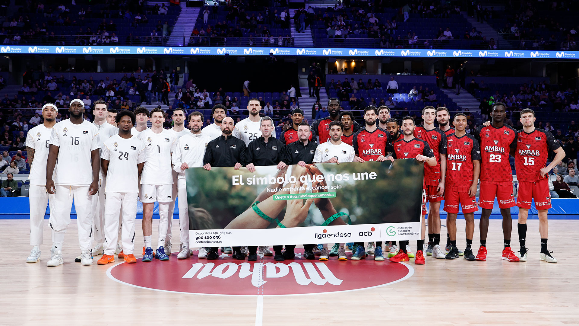 Real Madrid und Casademont Zaragoza vereint gegen Krebs